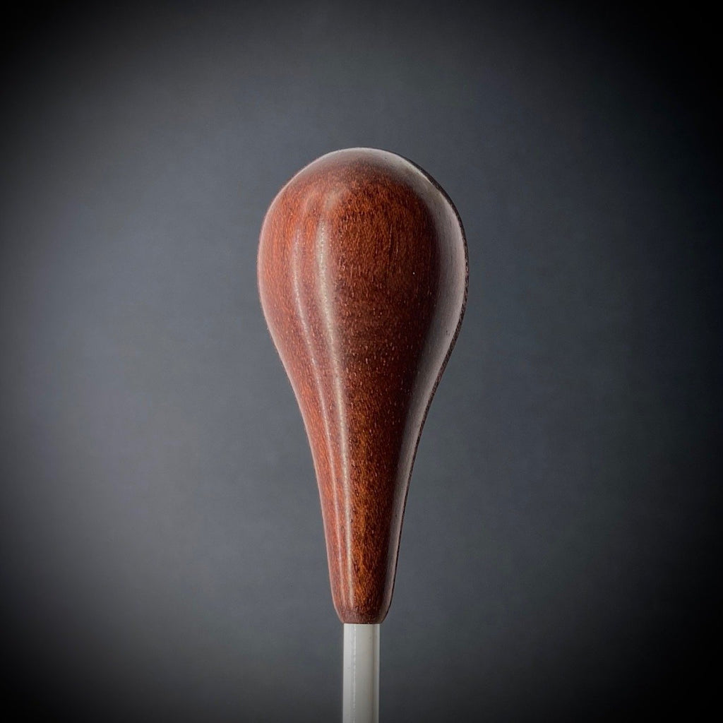 Custom Batons 12" Fiberglass shaft with Bloodwood, Pear handle – Twigg ...